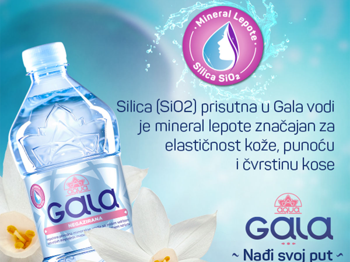 Aqua Gala – voda sa mineralom lepote - JollyWoman | JollyWoman